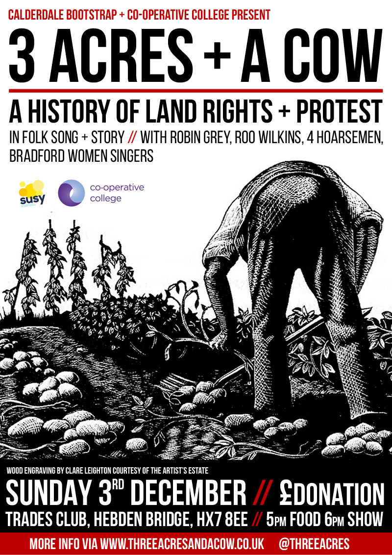 Calderdale Bootstrap presents – Trades Club – Hebden Bridge, West Yorks – 03/12/17 | Three Acres ...