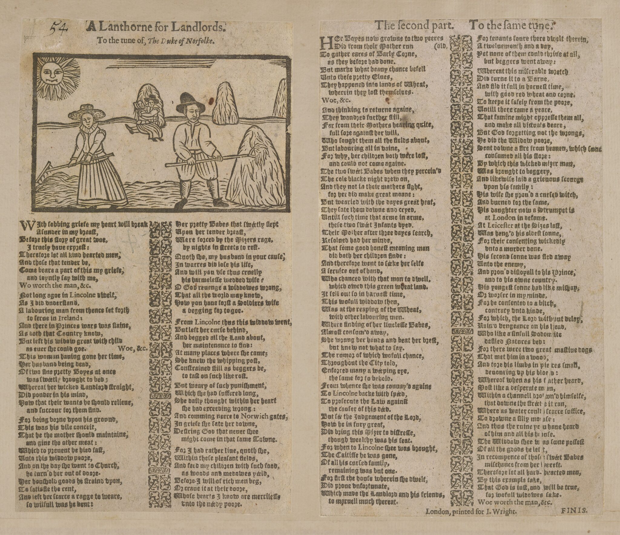 (1630) A Lanthorne for Landlords | Three Acres And A Cow